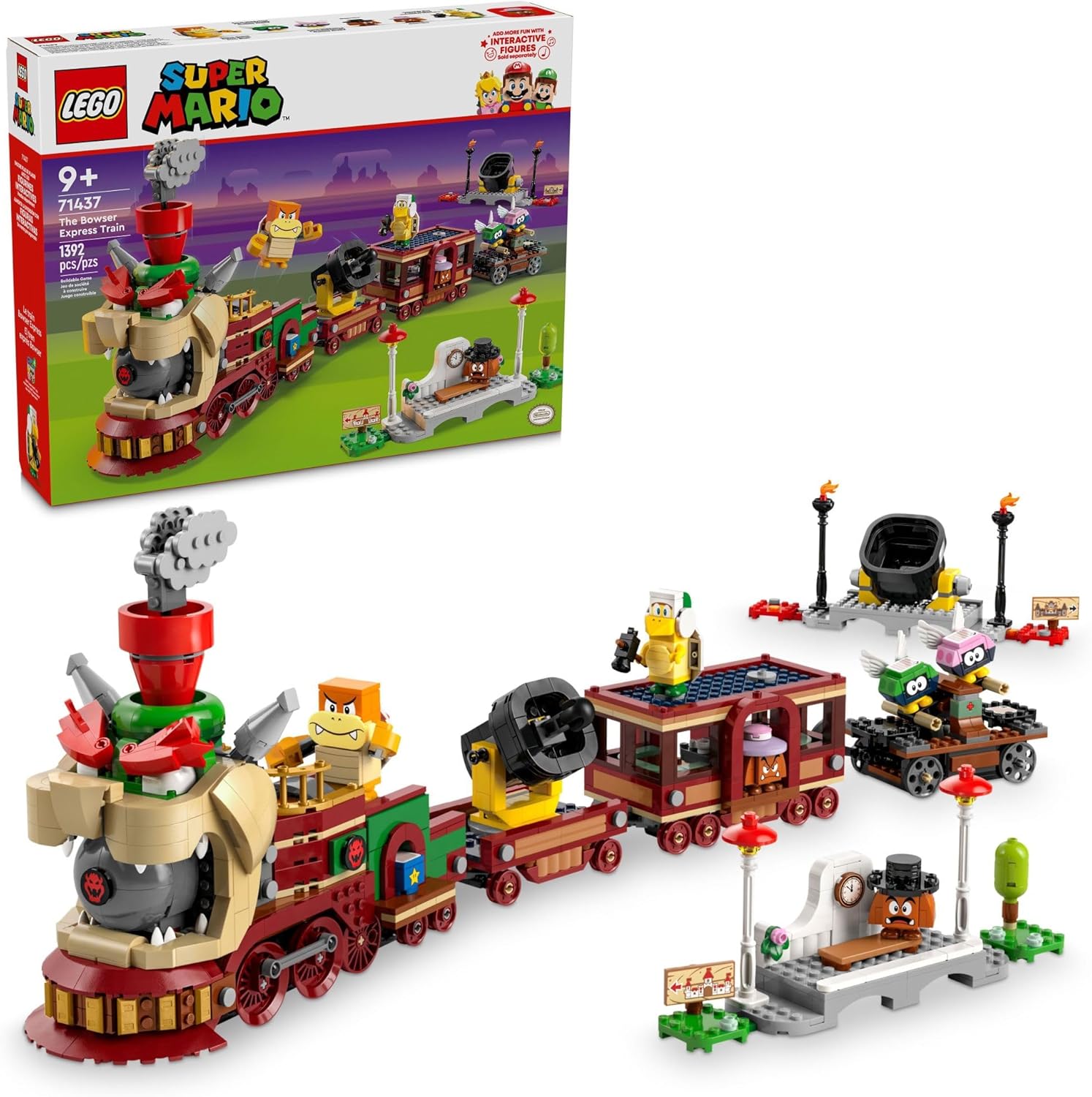 71437 - The Bowser Express Train | KidultBrick